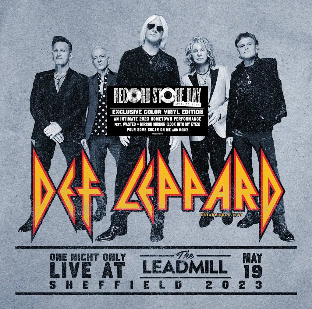 Def Leppard - Live At Leadmill – Dash The Henge Store