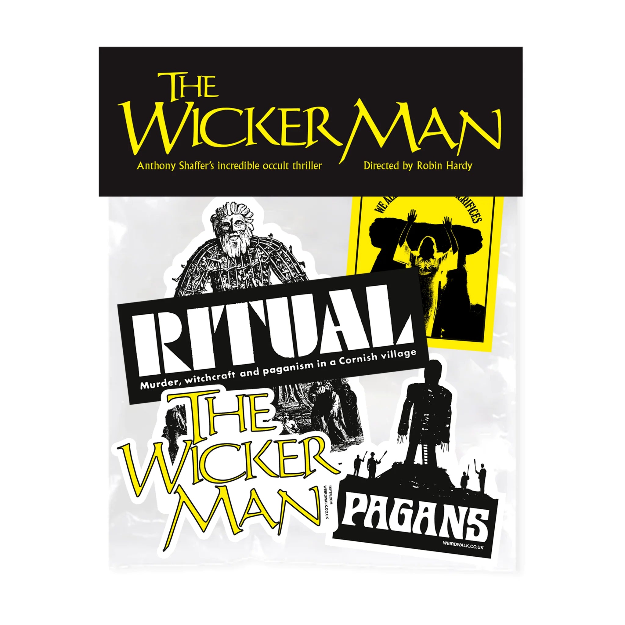 Wicker Man RITUAL Sticker Pack – Dash The Henge Store